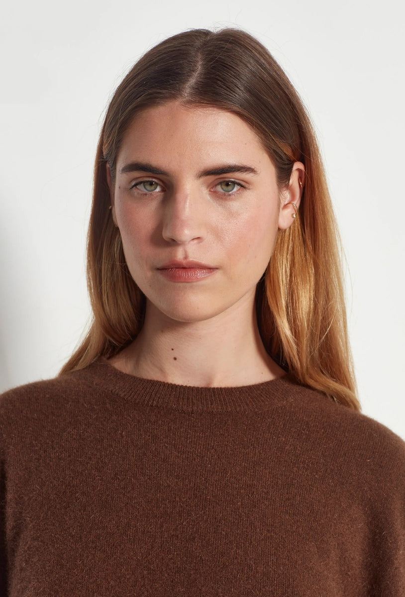 Juliette Hogan - Dion Crew (Perino Knit) - Russet – The General Store