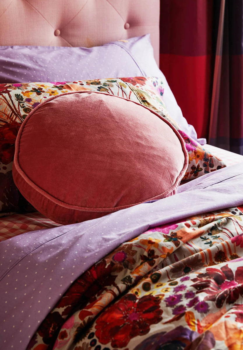 Kip & Co - Velvet Pea Cushion - Dusky Rose – The General Store